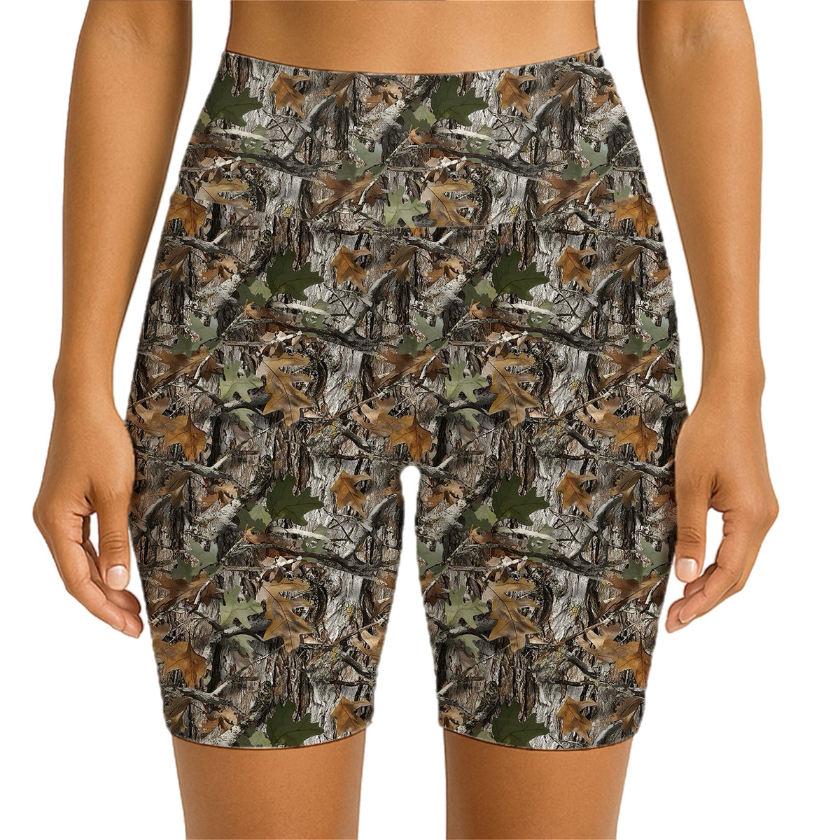 Maxine Camo Biker Short – Brittany Allen